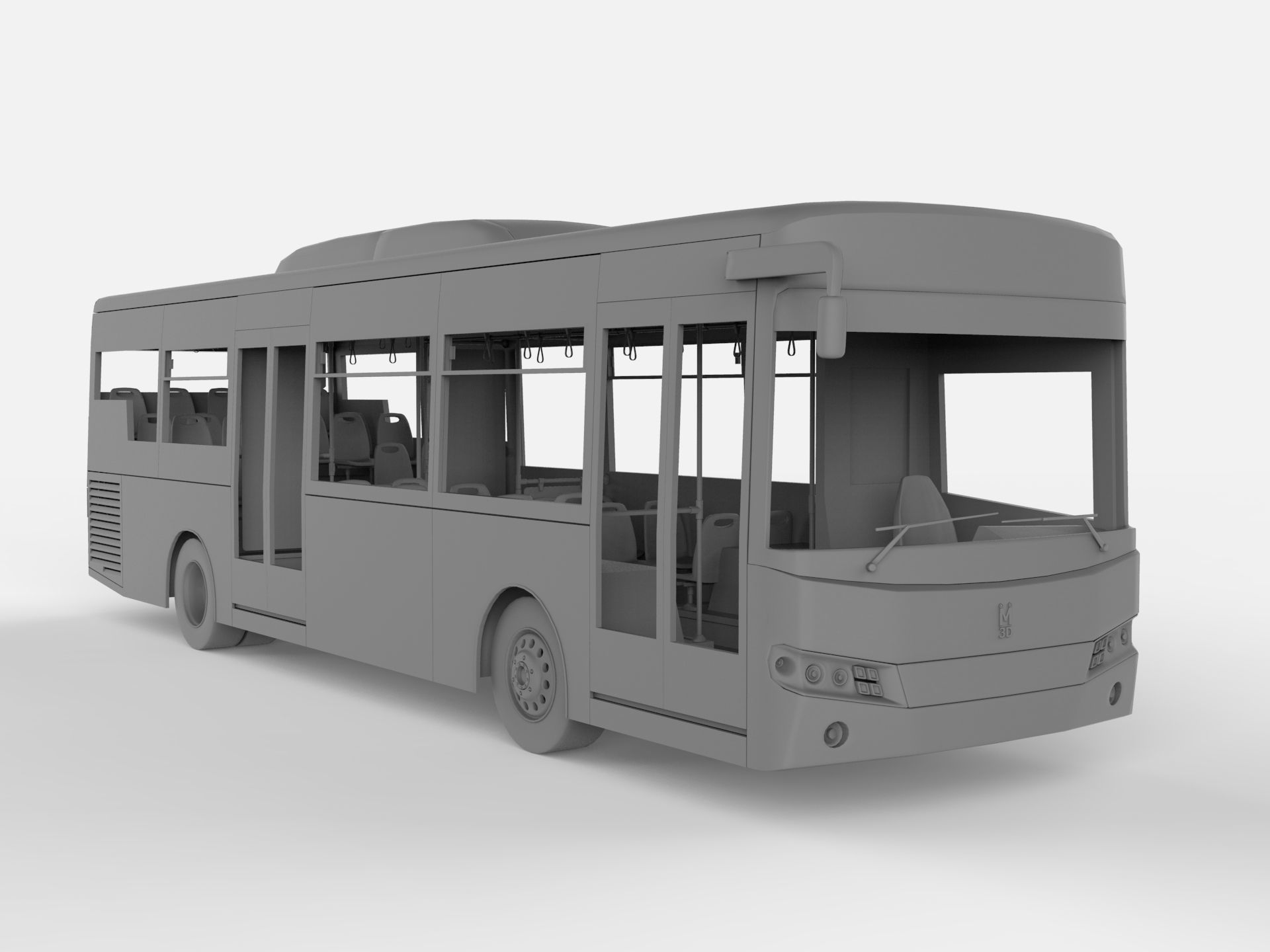 City Bus 3D model | CGTrader