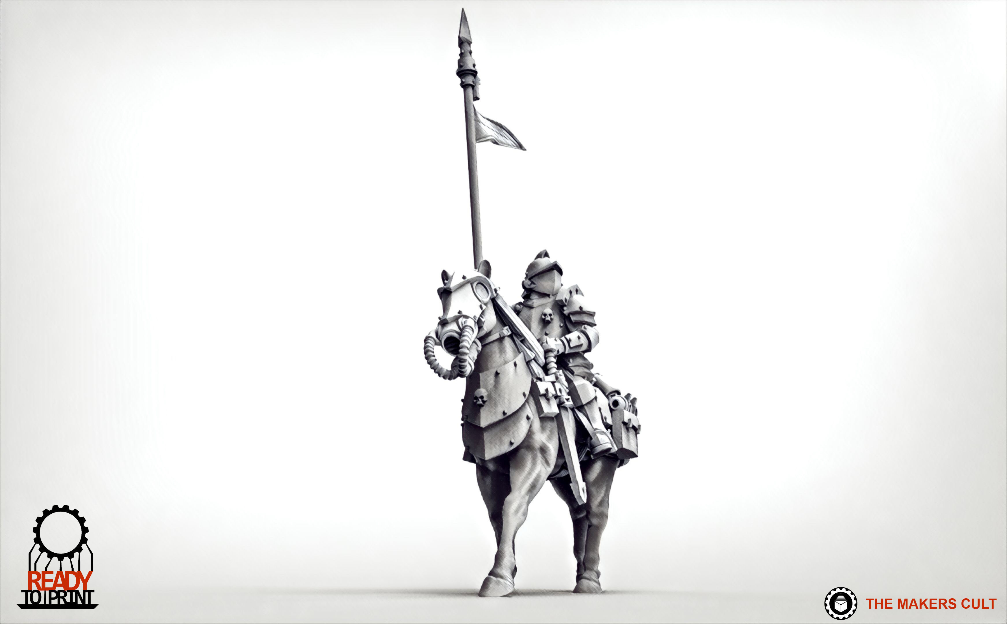 Feudal Guard Shock Cavalry 3D model 3D printable | CGTrader