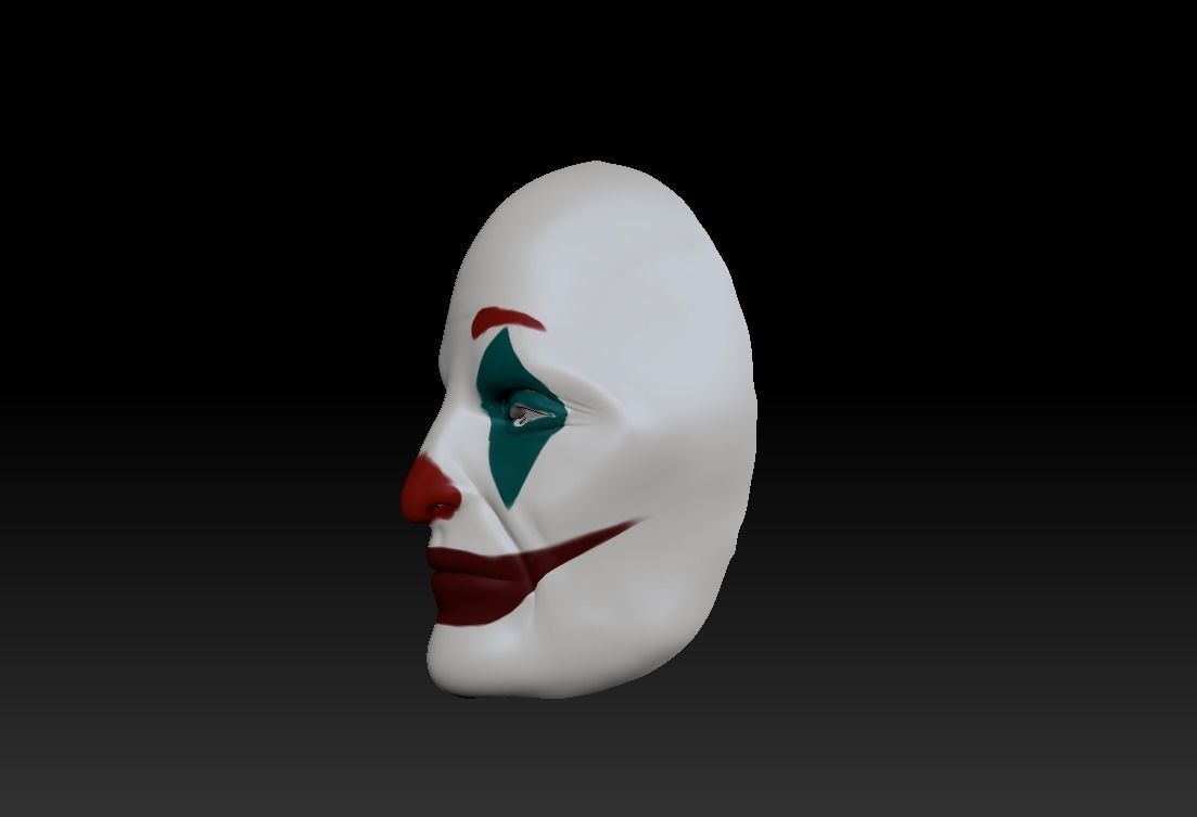 Joker mask 3D model 3D printable | CGTrader
