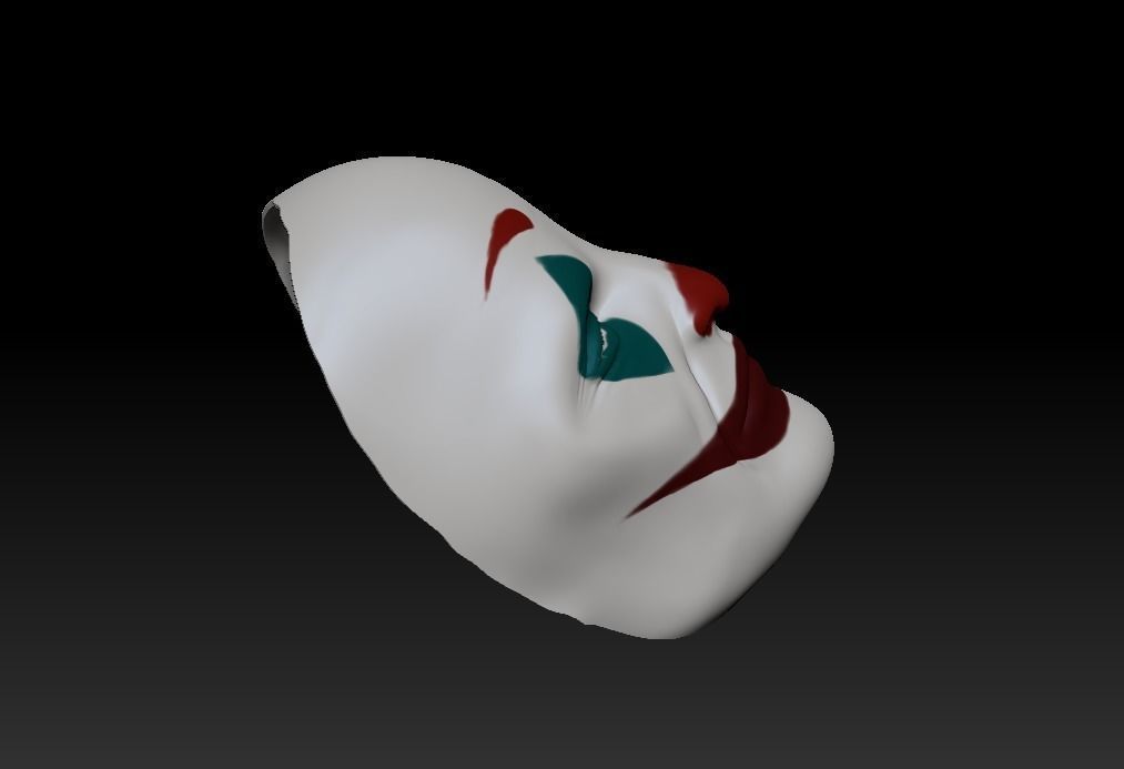 Joker mask 3D model 3D printable | CGTrader