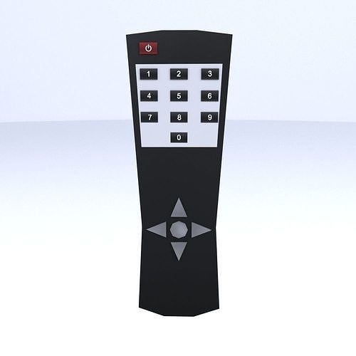 3D model Cartoon Style Simple TV Remote VR / AR / low-poly | CGTrader