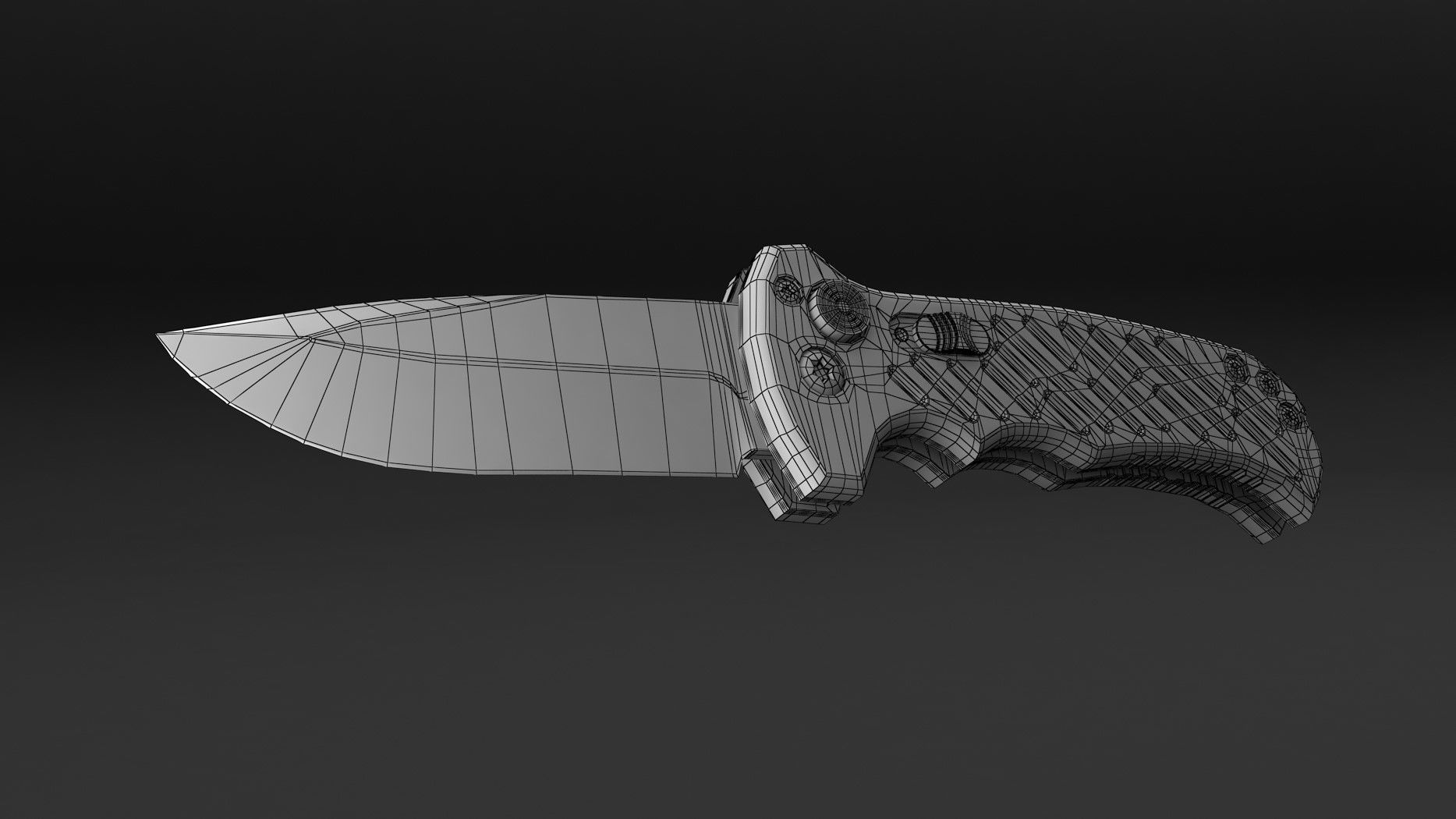 Gerber Auto Knife free 3D model | CGTrader