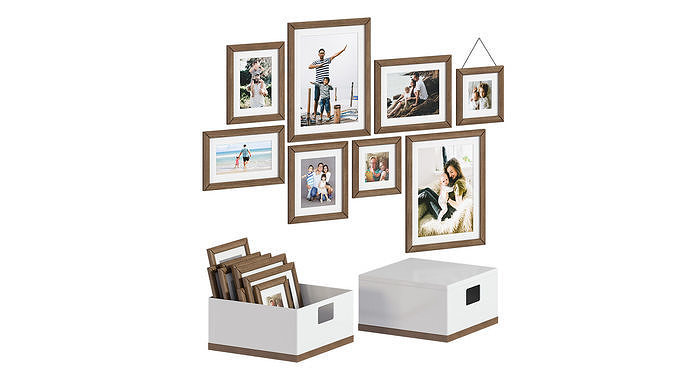 L3DV05G03 - photo frames boxes set 3D model | CGTrader
