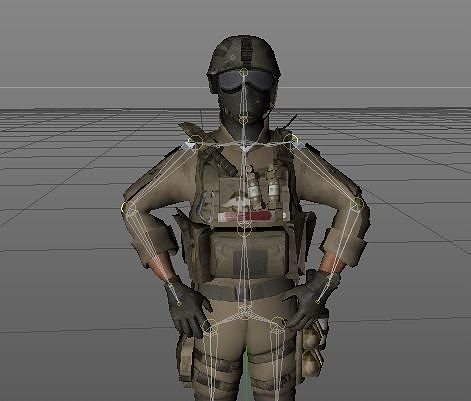 3D model COD SOLDIER WITH AMMUNNITION VR / AR / low-poly | CGTrader