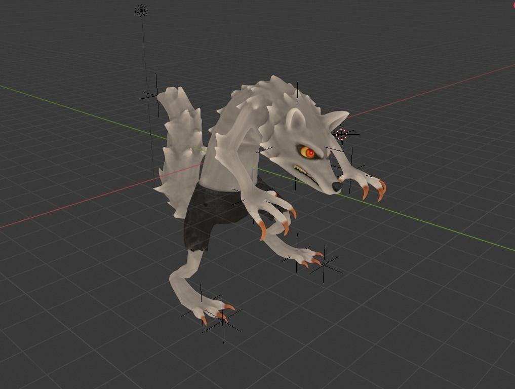 Werewolf 3D model animated rigged | CGTrader