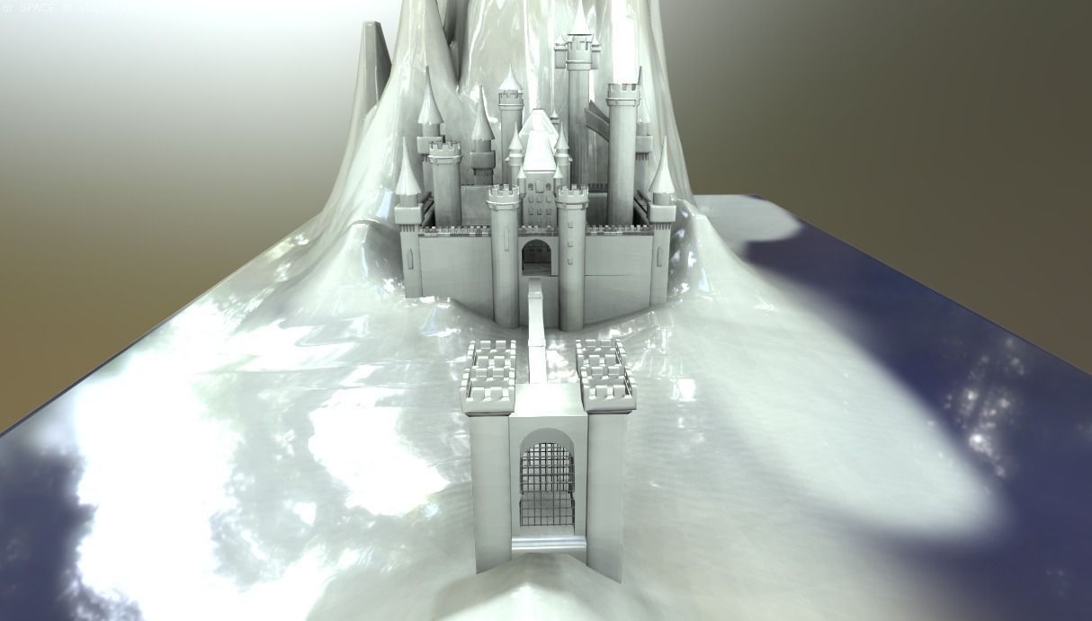 Frozen Castle 3D model | CGTrader