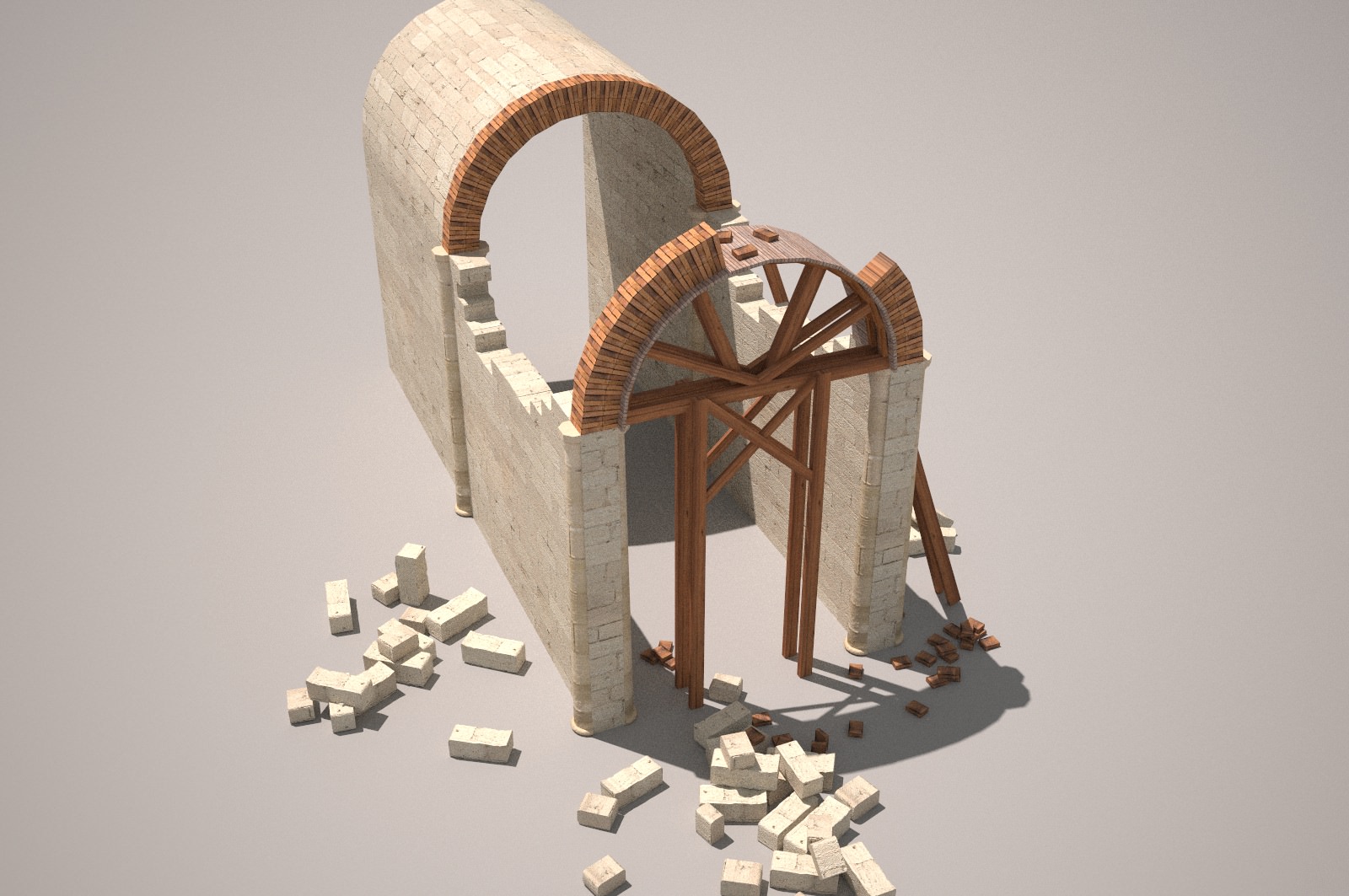3D model Roman Arch reenactment VR / AR / low-poly rigged | CGTrader