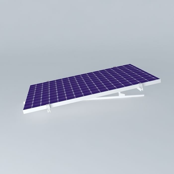 Photovoltaic plate free 3D model | CGTrader
