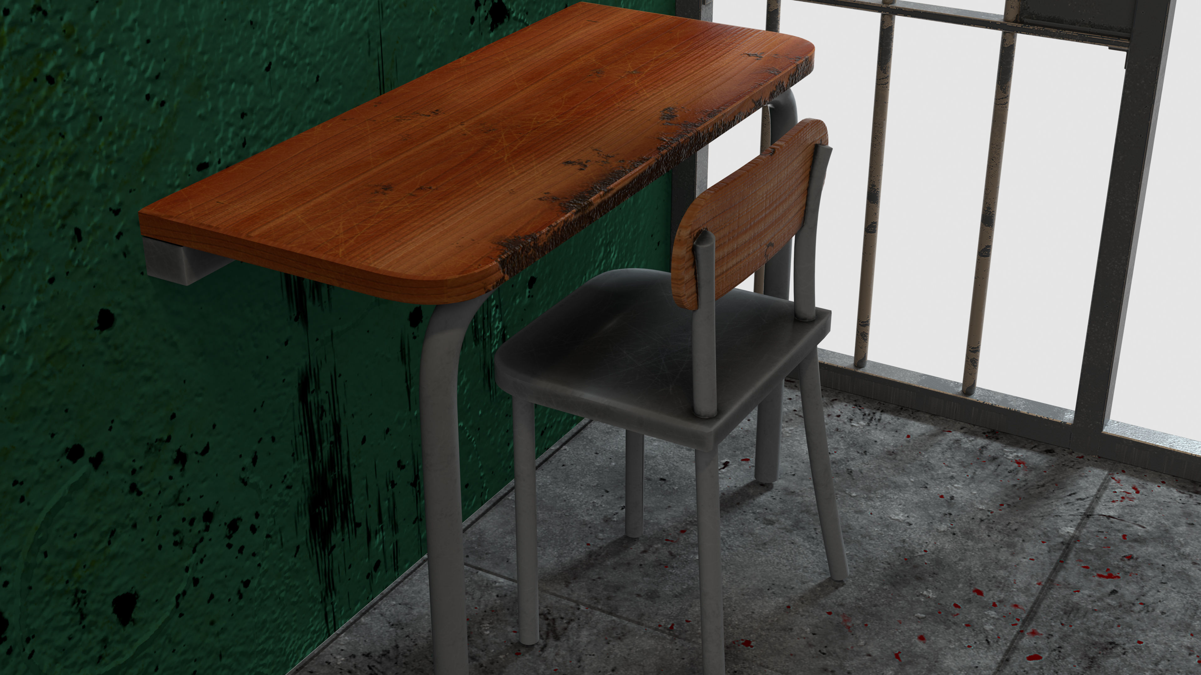 Prison room 3D model | CGTrader