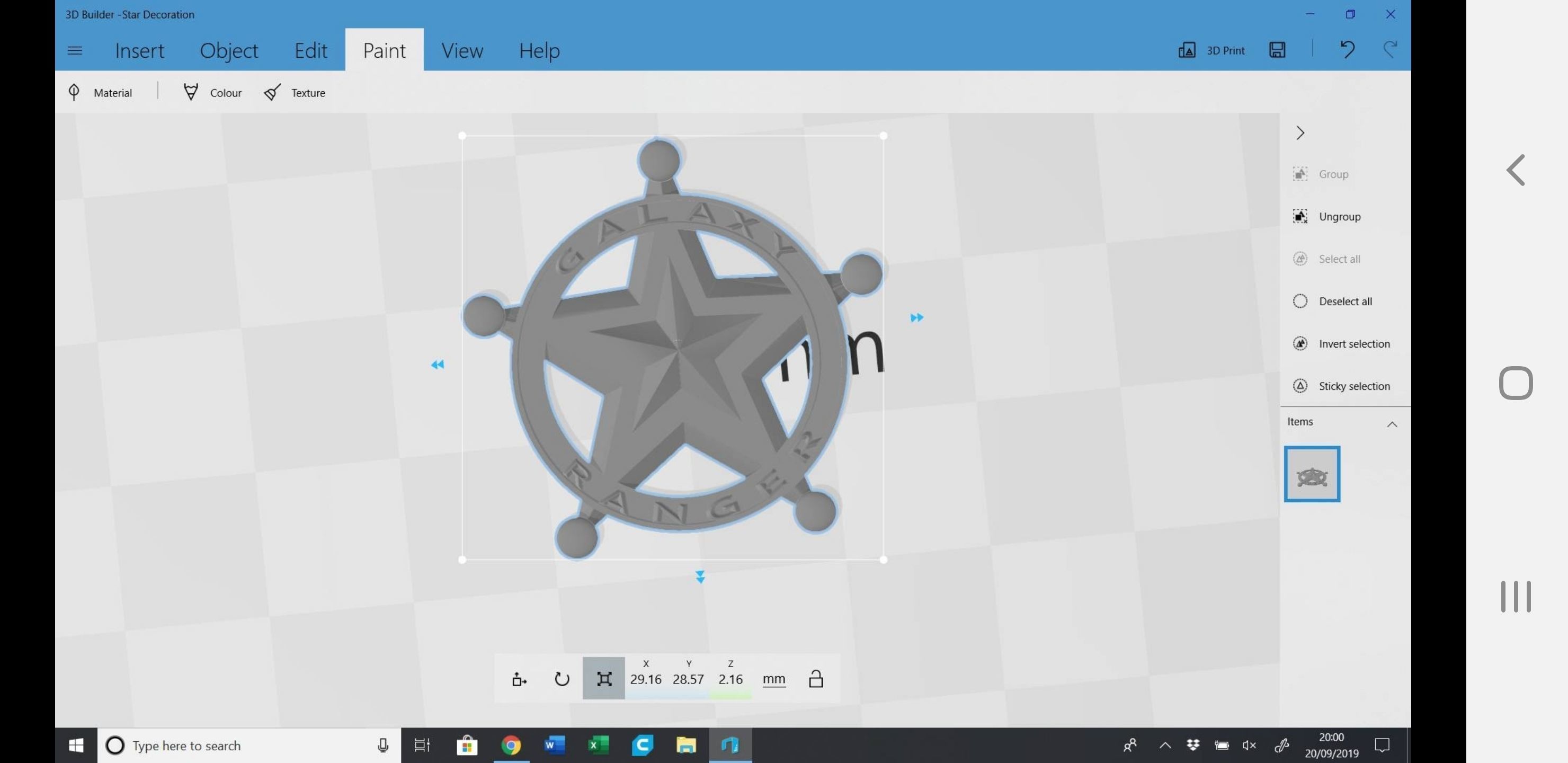 Galaxy Ranger Gun and Badge 3D model 3D printable | CGTrader