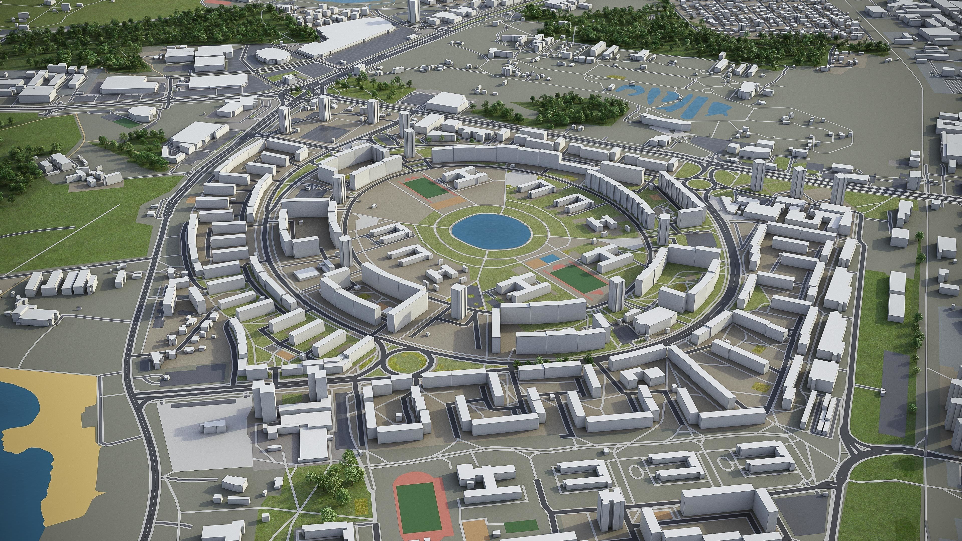 3D model Tallinn VR / AR / low-poly | CGTrader