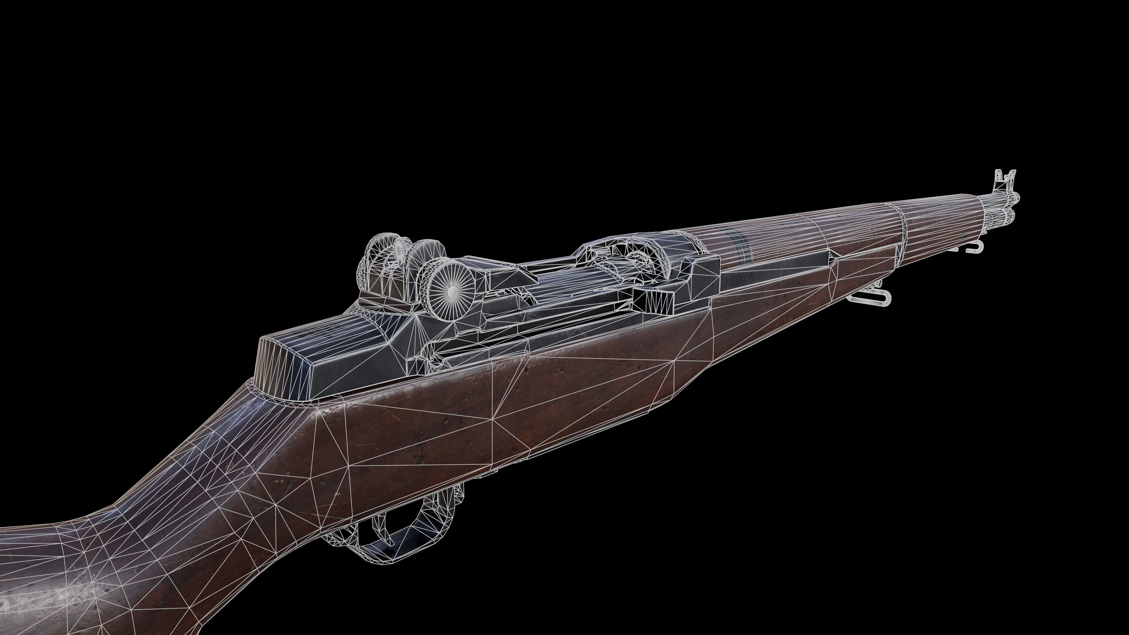 3D model M1 Garand - Game and VR Ready VR / AR / low-poly | CGTrader