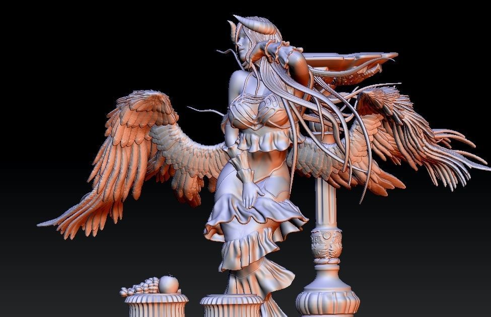 Albedo Overlord 3D model 3D printable | CGTrader