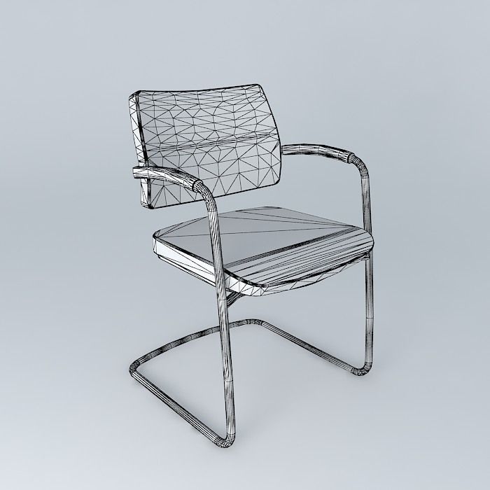 Boss Design Pro cantilever armchair free 3D model | CGTrader