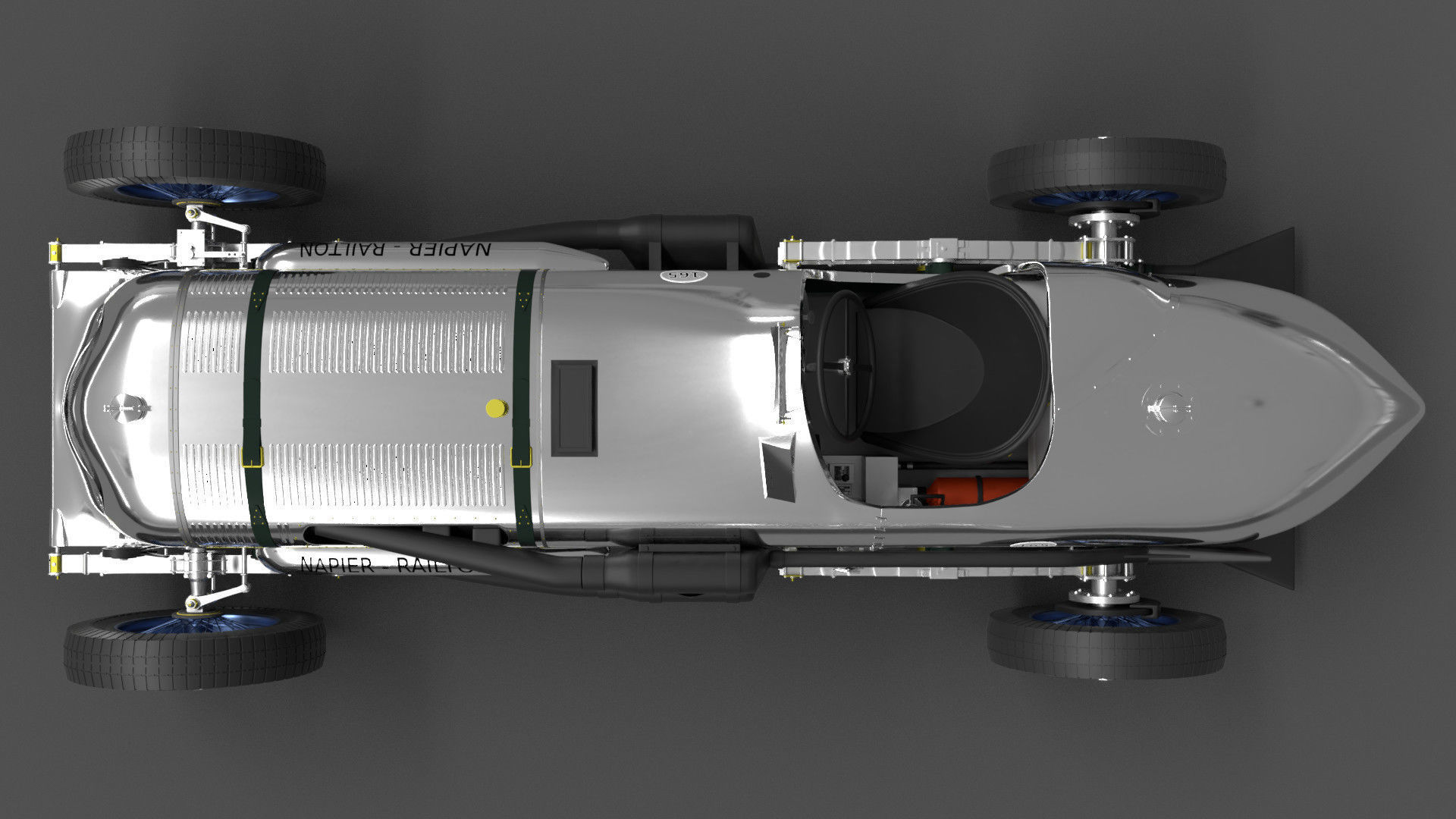 Napier Railton 3D model | CGTrader