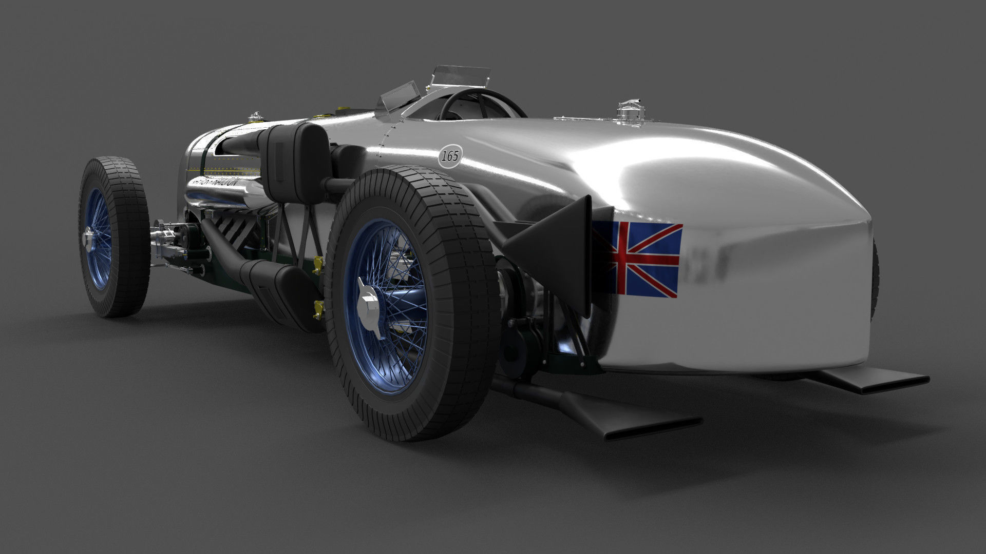 Napier Railton 3D model | CGTrader