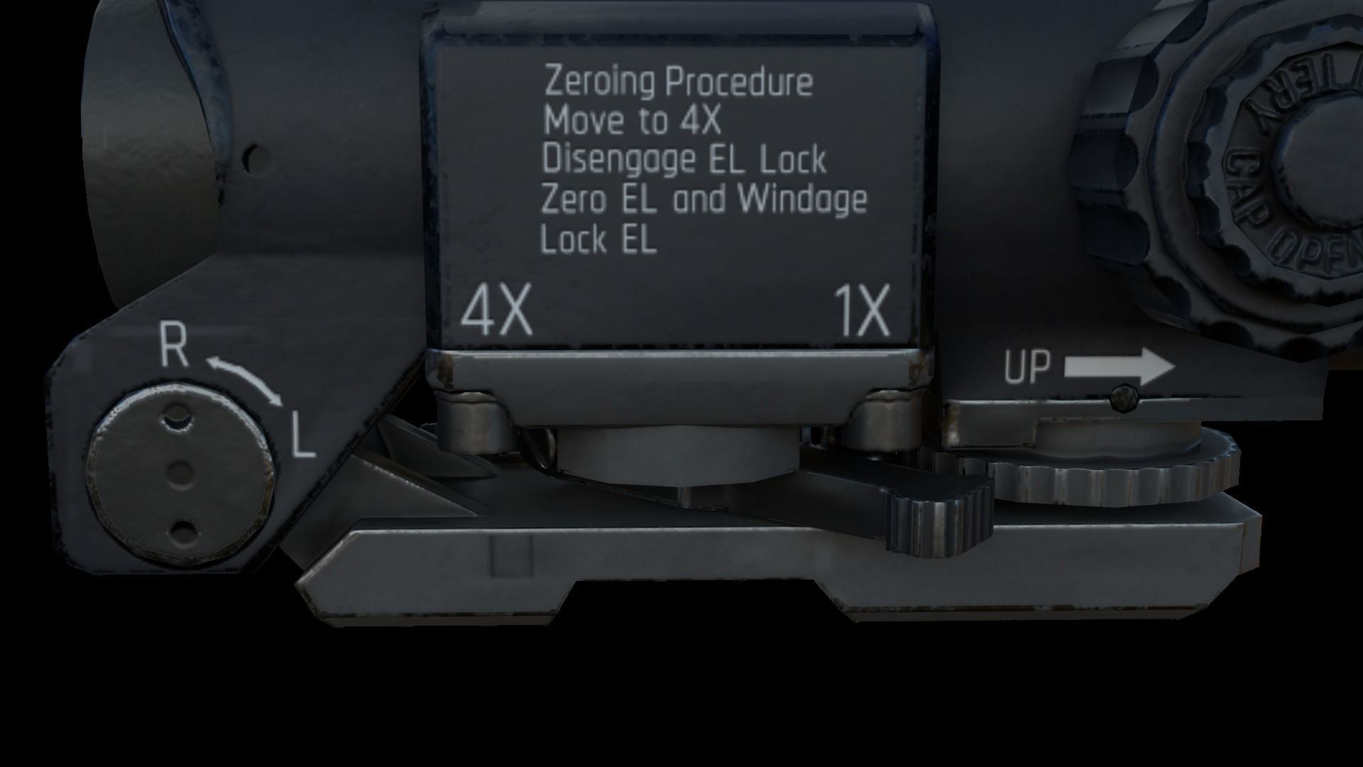 3D model 4X-1X Scope VR / AR / low-poly | CGTrader