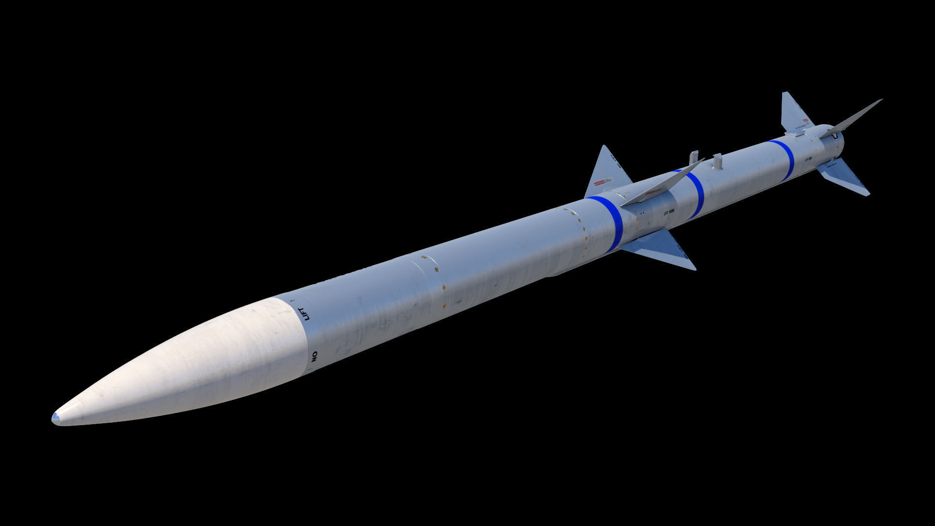 AIM-120A AMRAAM 3D model 3D model | CGTrader