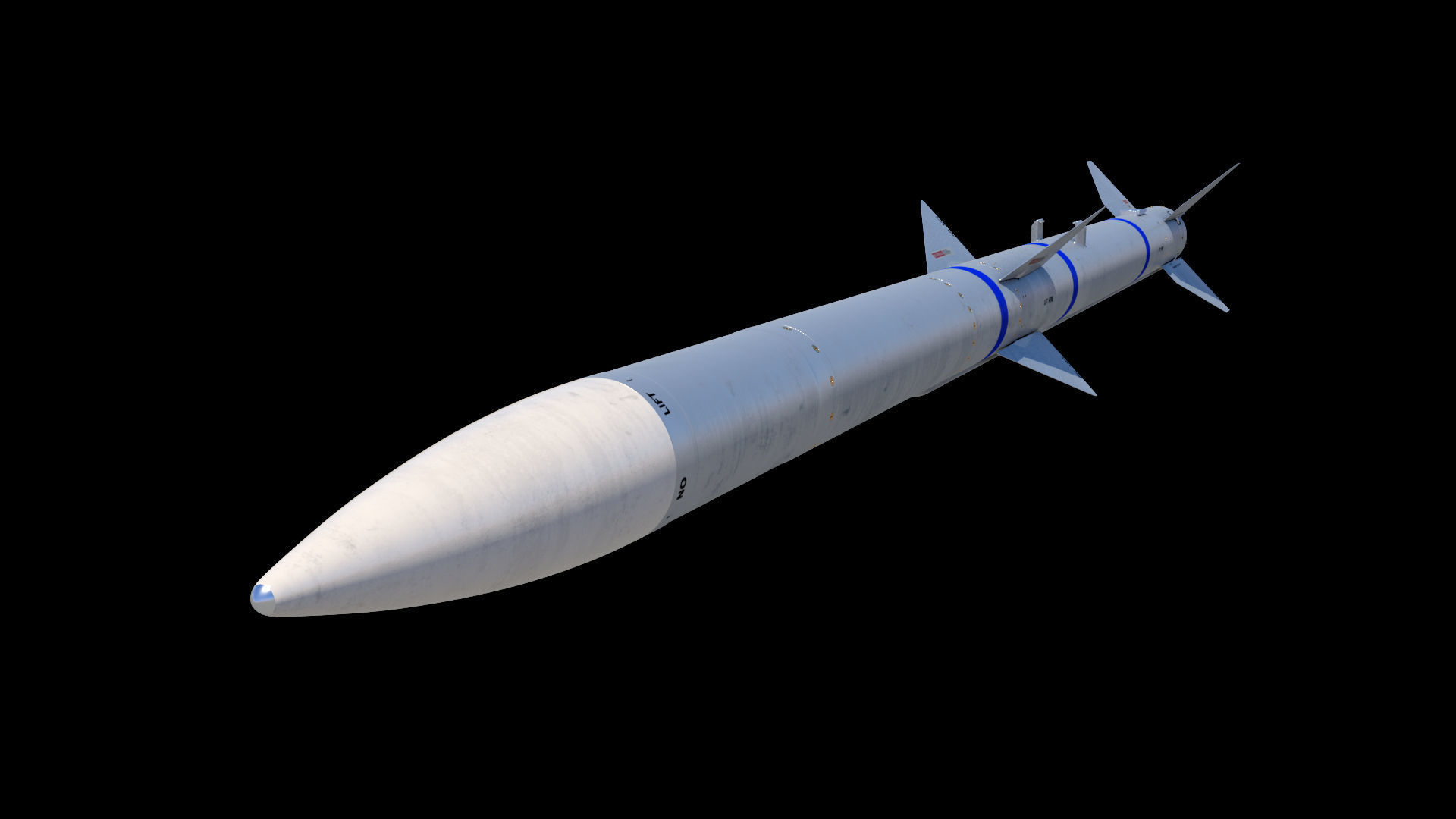 AIM-120A AMRAAM 3D model 3D model | CGTrader