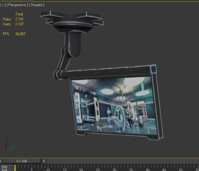 3D model OPERATION AND COMMAND CENTER VR / AR / low-poly | CGTrader