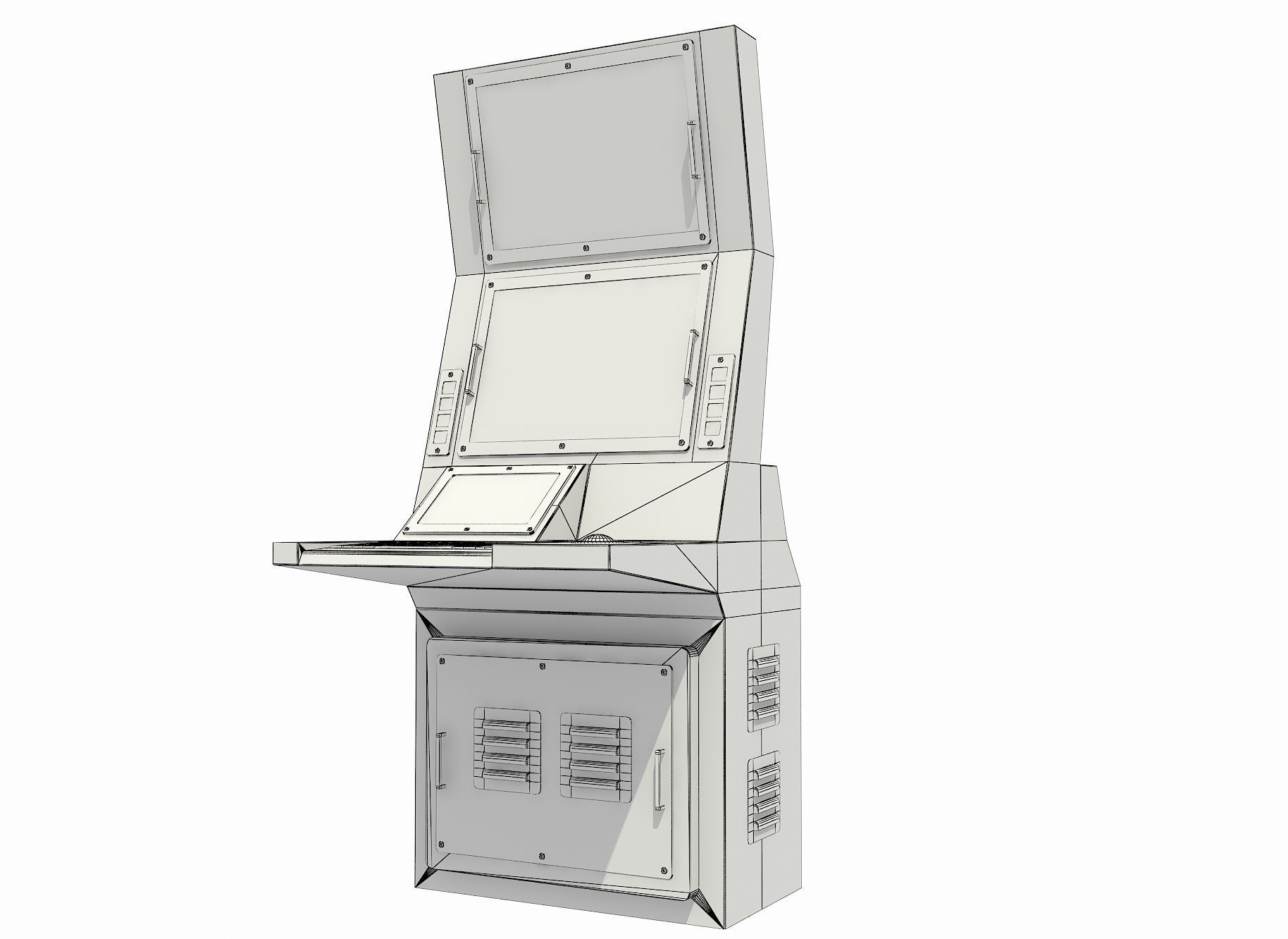 3D model OPERATION AND COMMAND CENTER VR / AR / low-poly | CGTrader