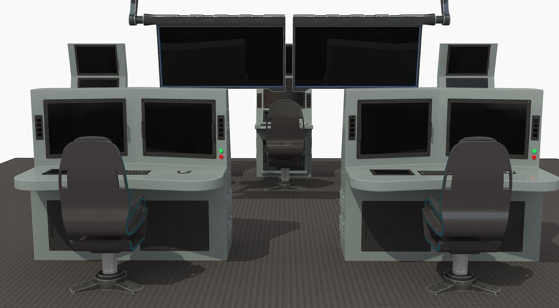 3D model OPERATION AND COMMAND CENTER VR / AR / low-poly | CGTrader