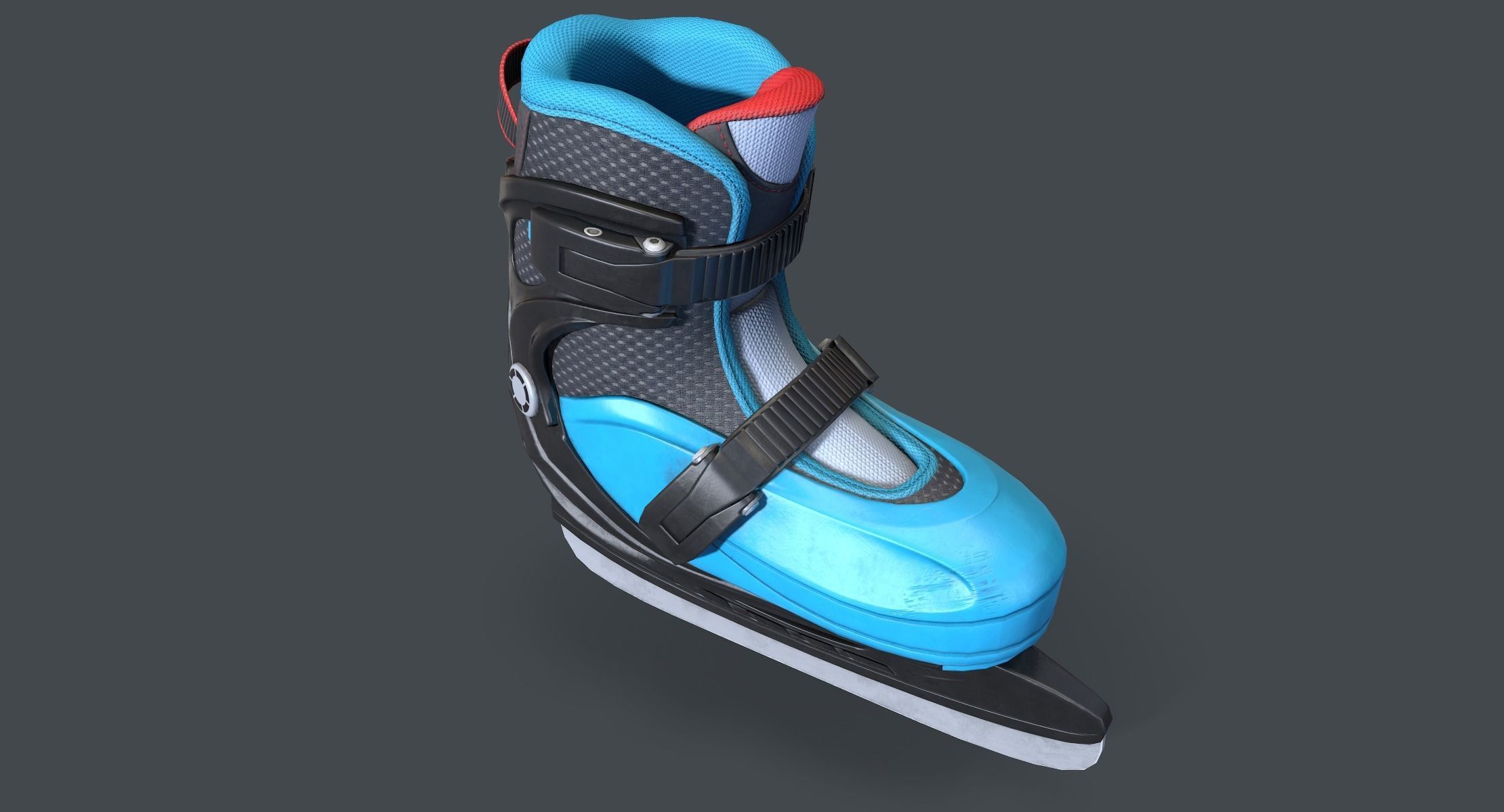 3D model Ice-skate Lowpoly ice skate VR / AR / low-poly | CGTrader