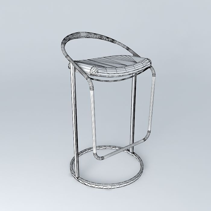 Modern bar stool free 3D model | CGTrader