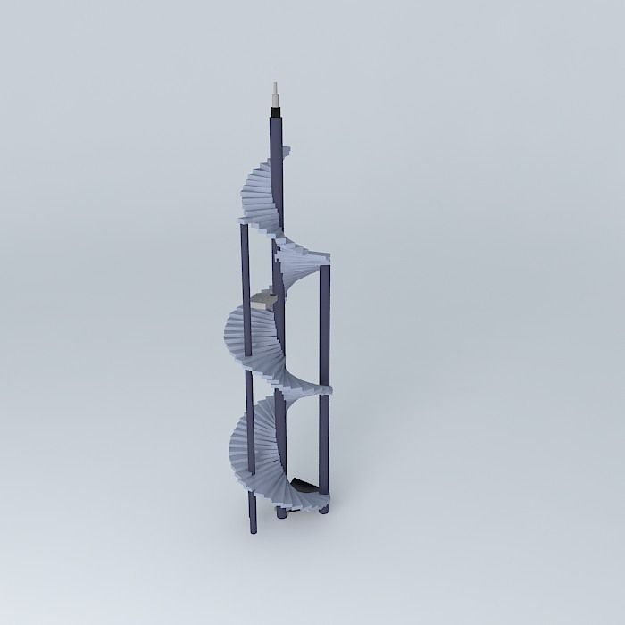 Alpha Helix Tower free 3D model | CGTrader
