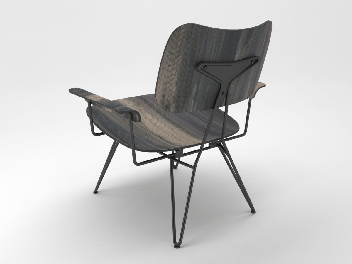 moroso overdyed lounge chair 3D model | CGTrader