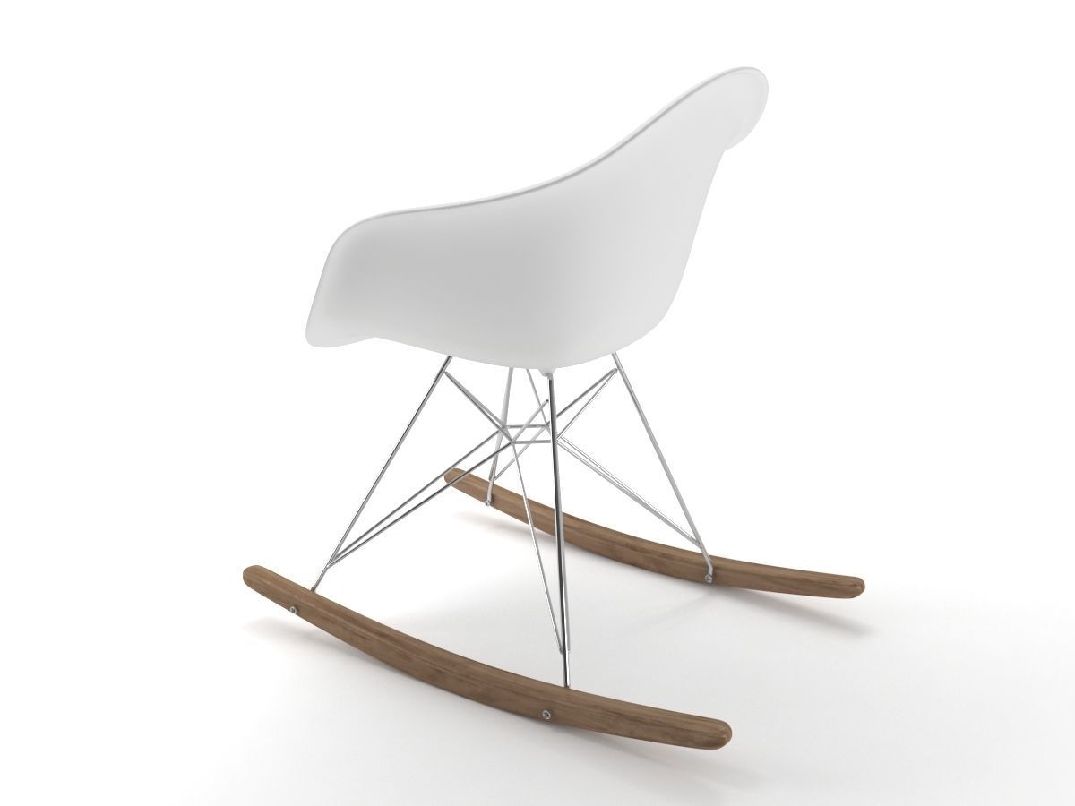 eames plastic rocker 3D model | CGTrader