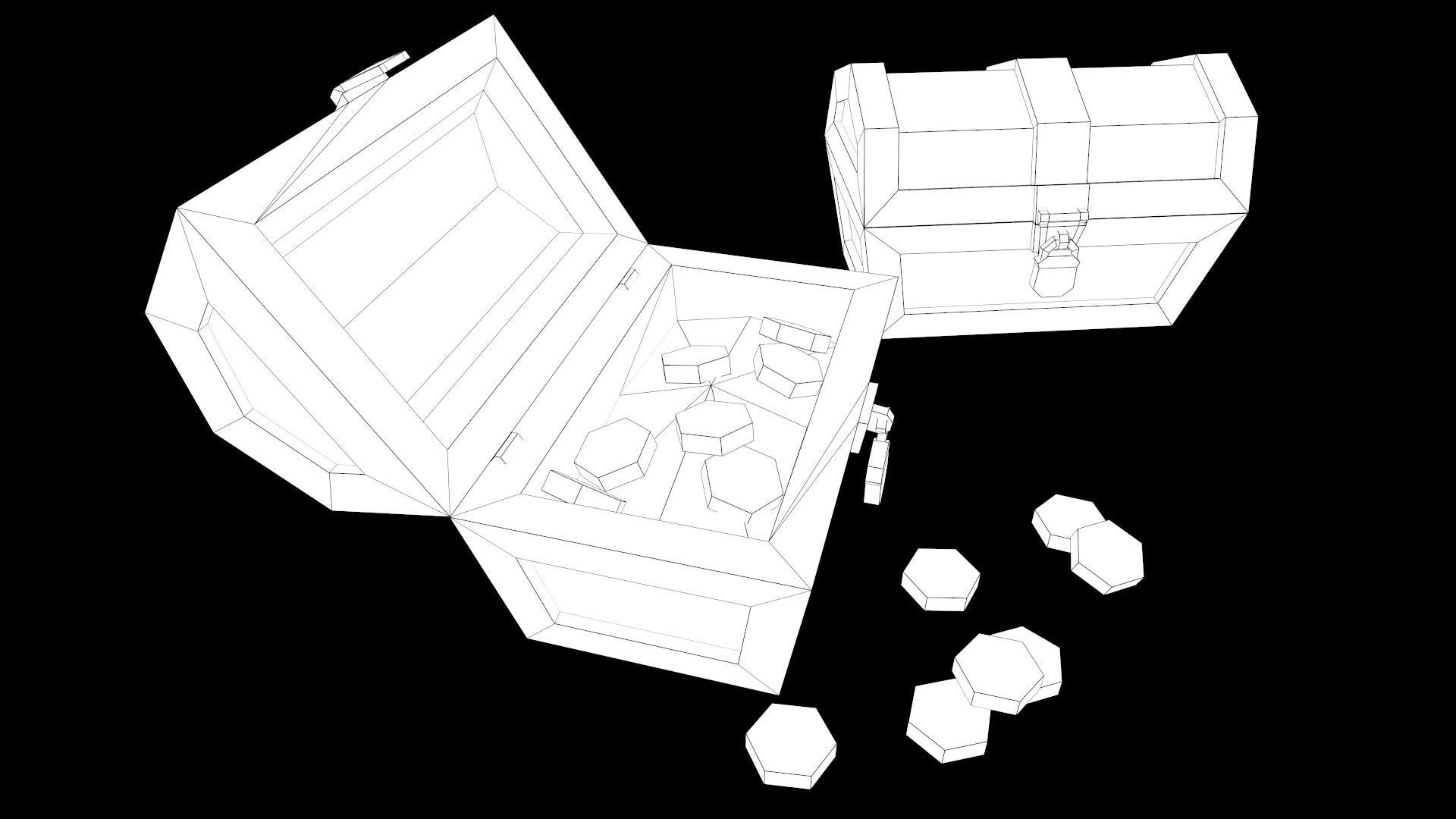 3D model Treasure Chest VR / AR / low-poly | CGTrader