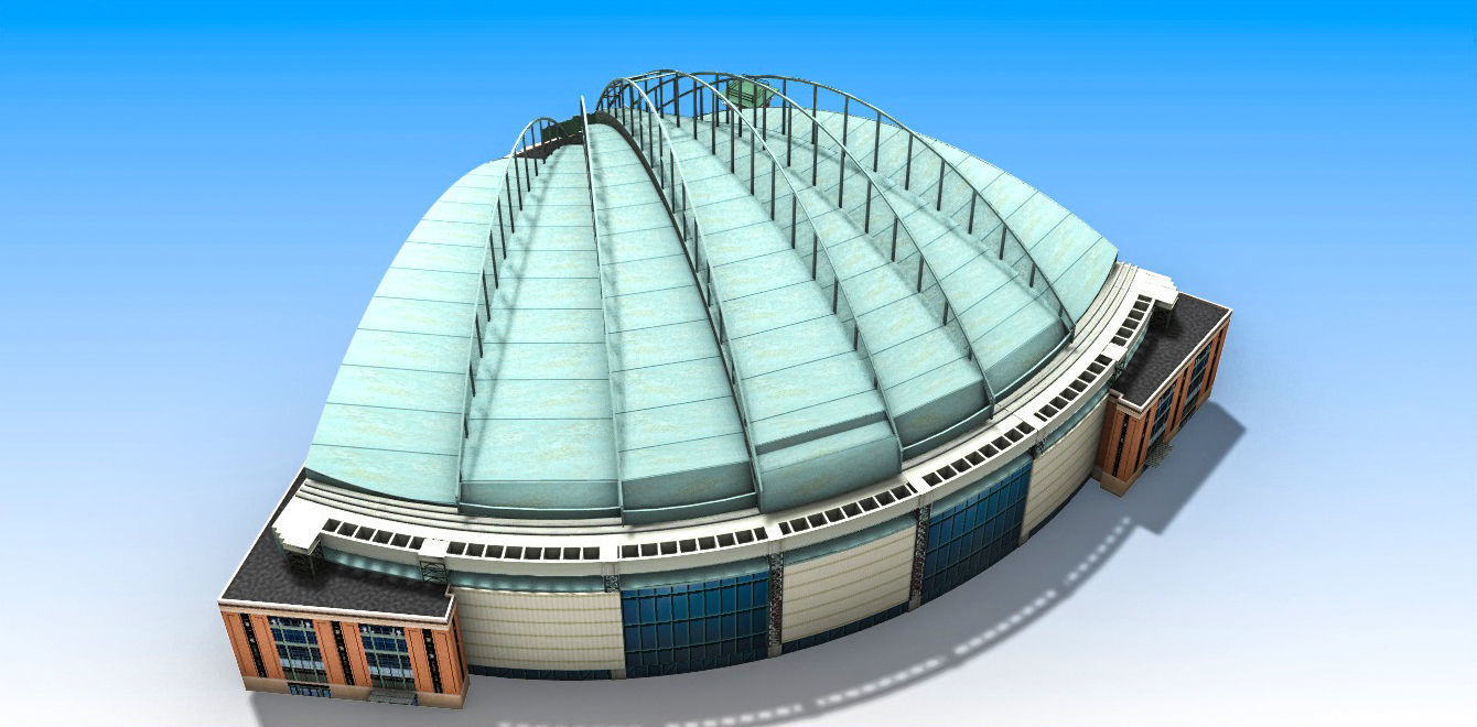 3D model Milwaukee Brewers Stadium VR / AR / low-poly | CGTrader