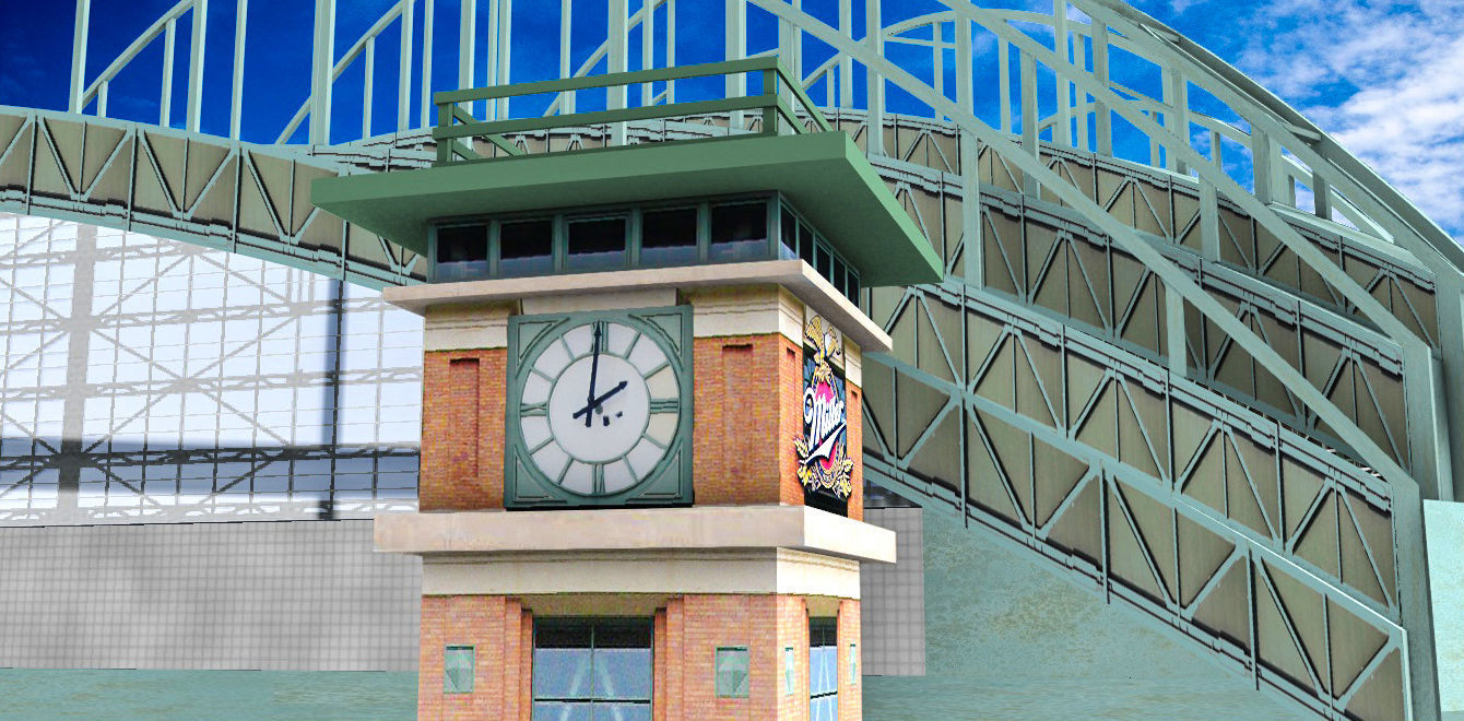 3D model Milwaukee Brewers Stadium Exterior VR / AR / low-poly | CGTrader