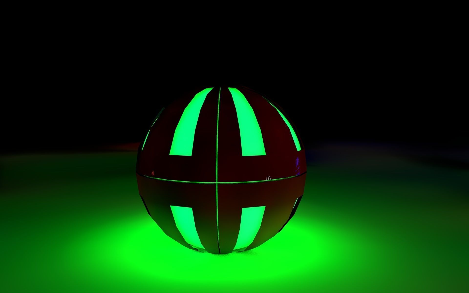 luminous ball 3D | CGTrader