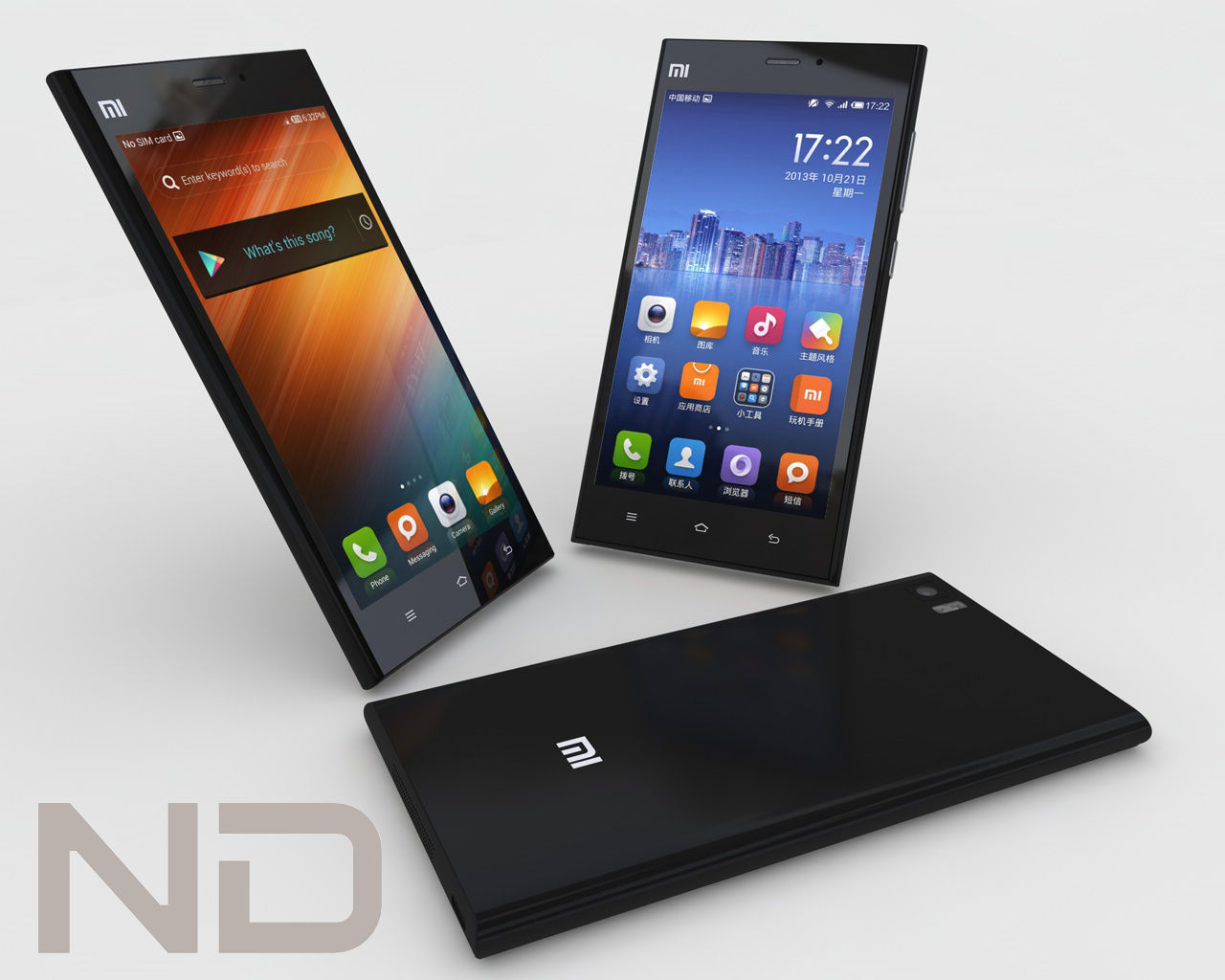 Xiaomi Mi3 3D model | CGTrader