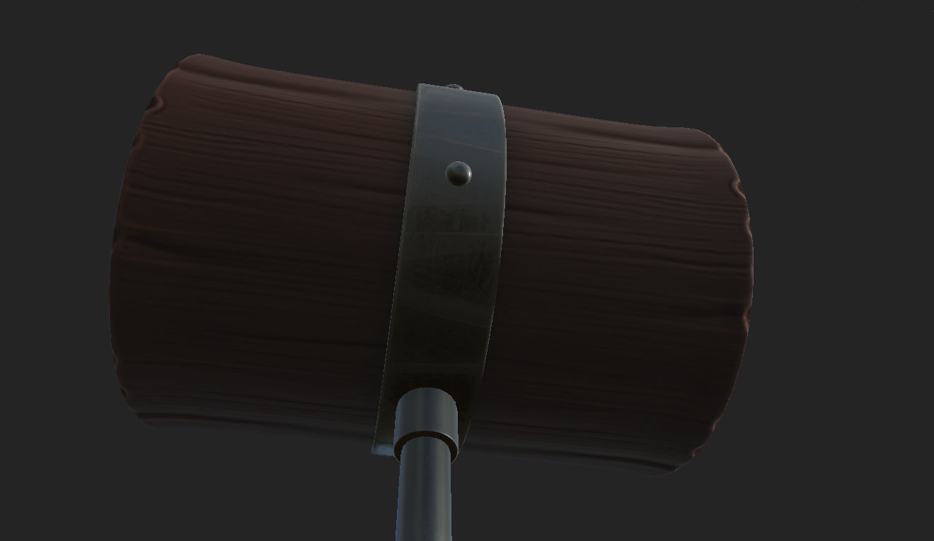 Wooden Mallet 3D model | CGTrader