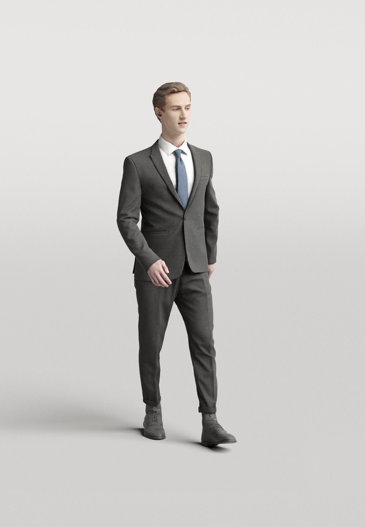 Humano Elegant man standing 3D model | CGTrader