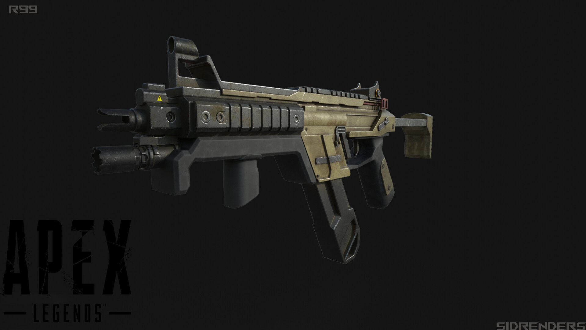 3D model R-99 from apex legends VR / AR / low-poly | CGTrader