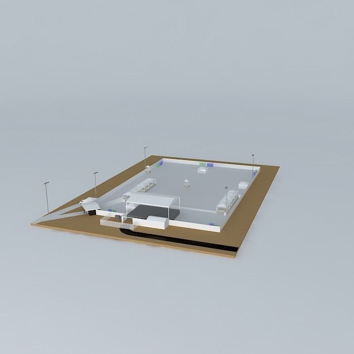 Concert Arena free 3D model | CGTrader