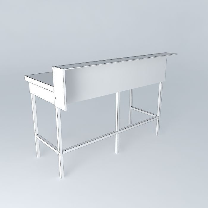 Simple lab bench free 3D model | CGTrader