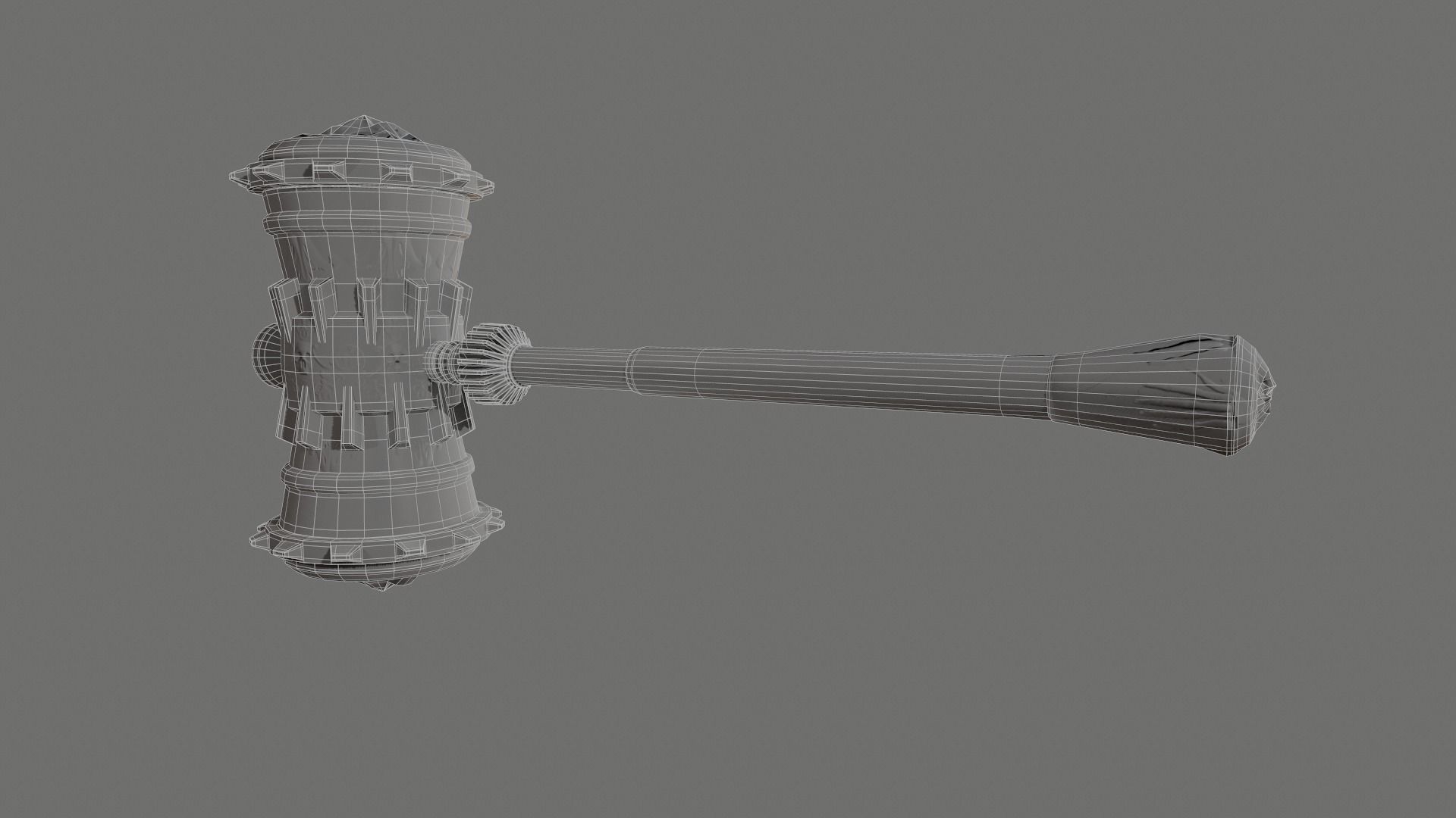 3D model Fantasy Hammer VR / AR / low-poly | CGTrader
