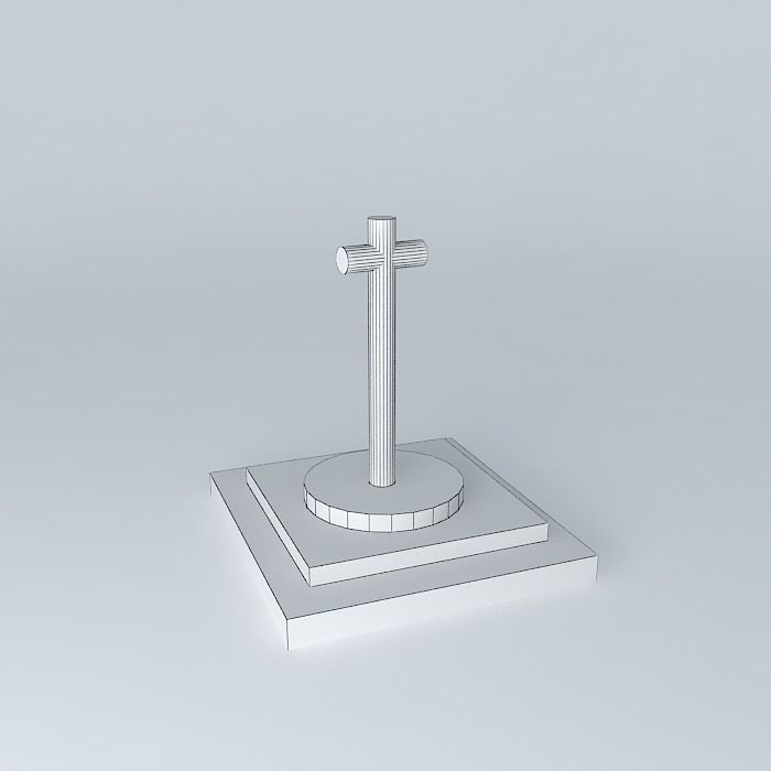 The cross of Christ free 3D model | CGTrader
