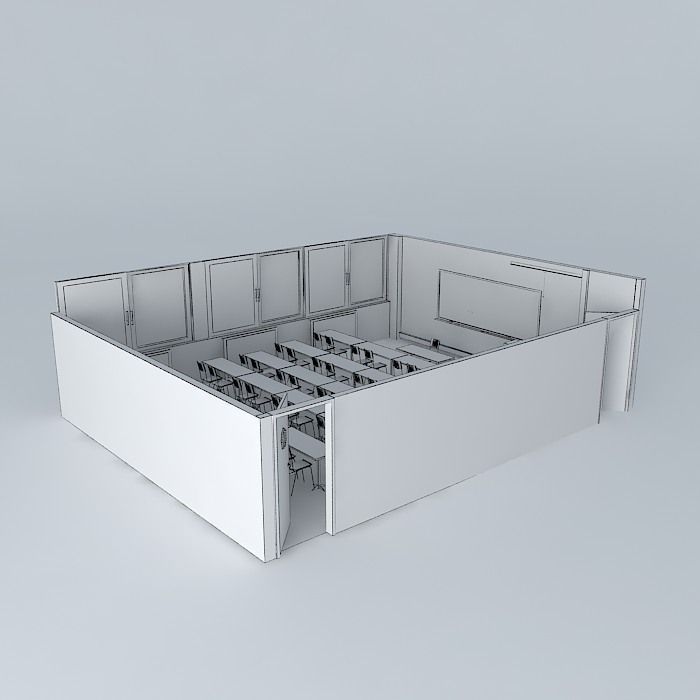 Very modern classroom 3D model | CGTrader