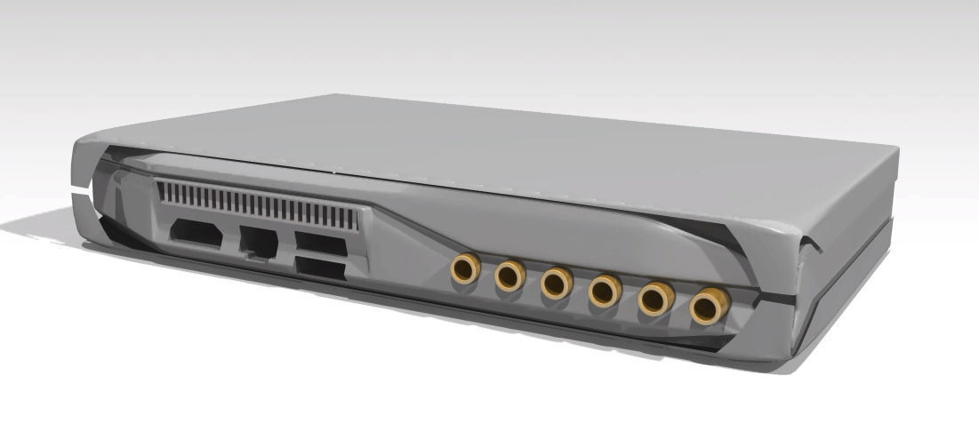 IT radio chasis 3D model | CGTrader