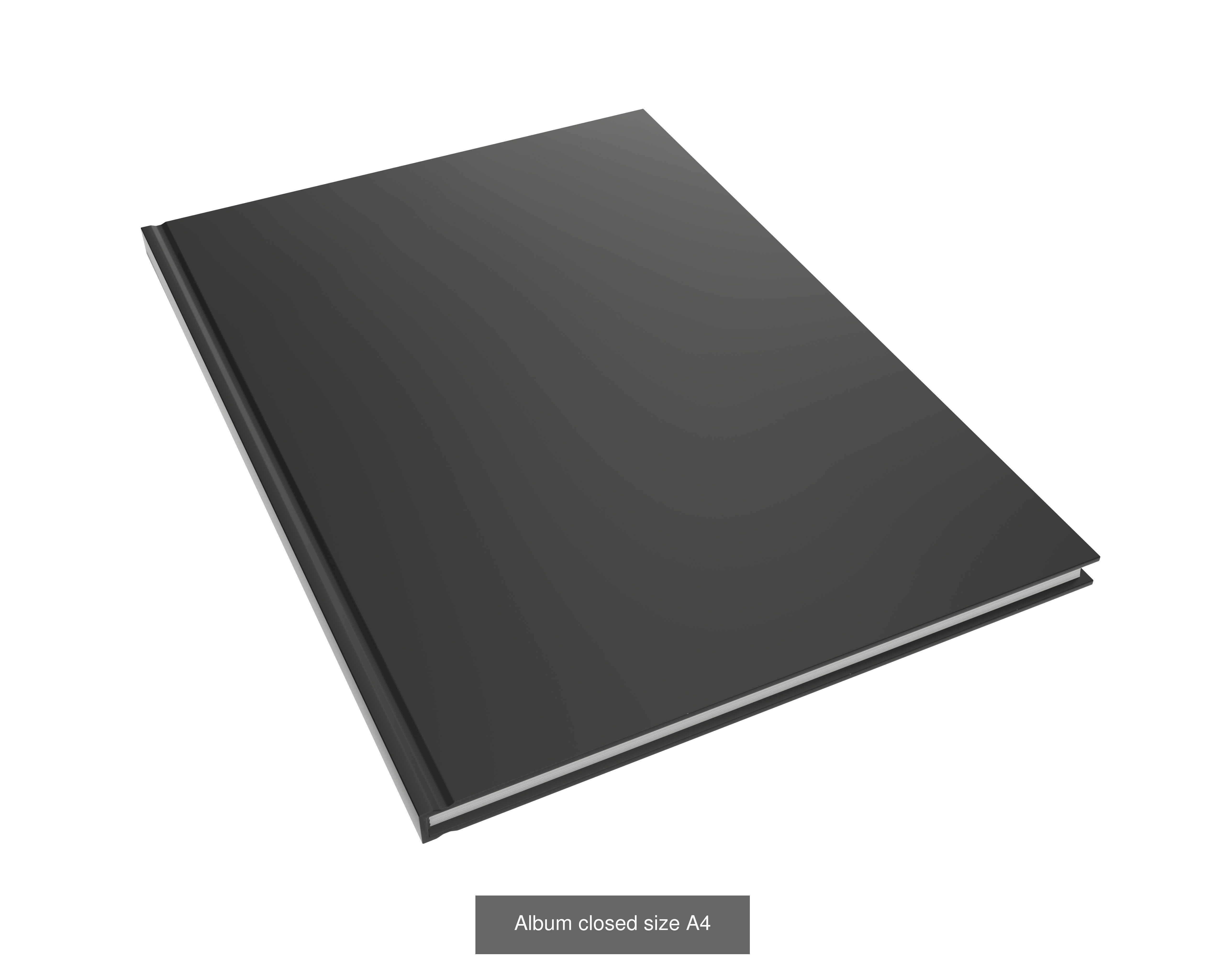 Albums A4 A5 size hardcover for mock-up 3D Model Collection | CGTrader