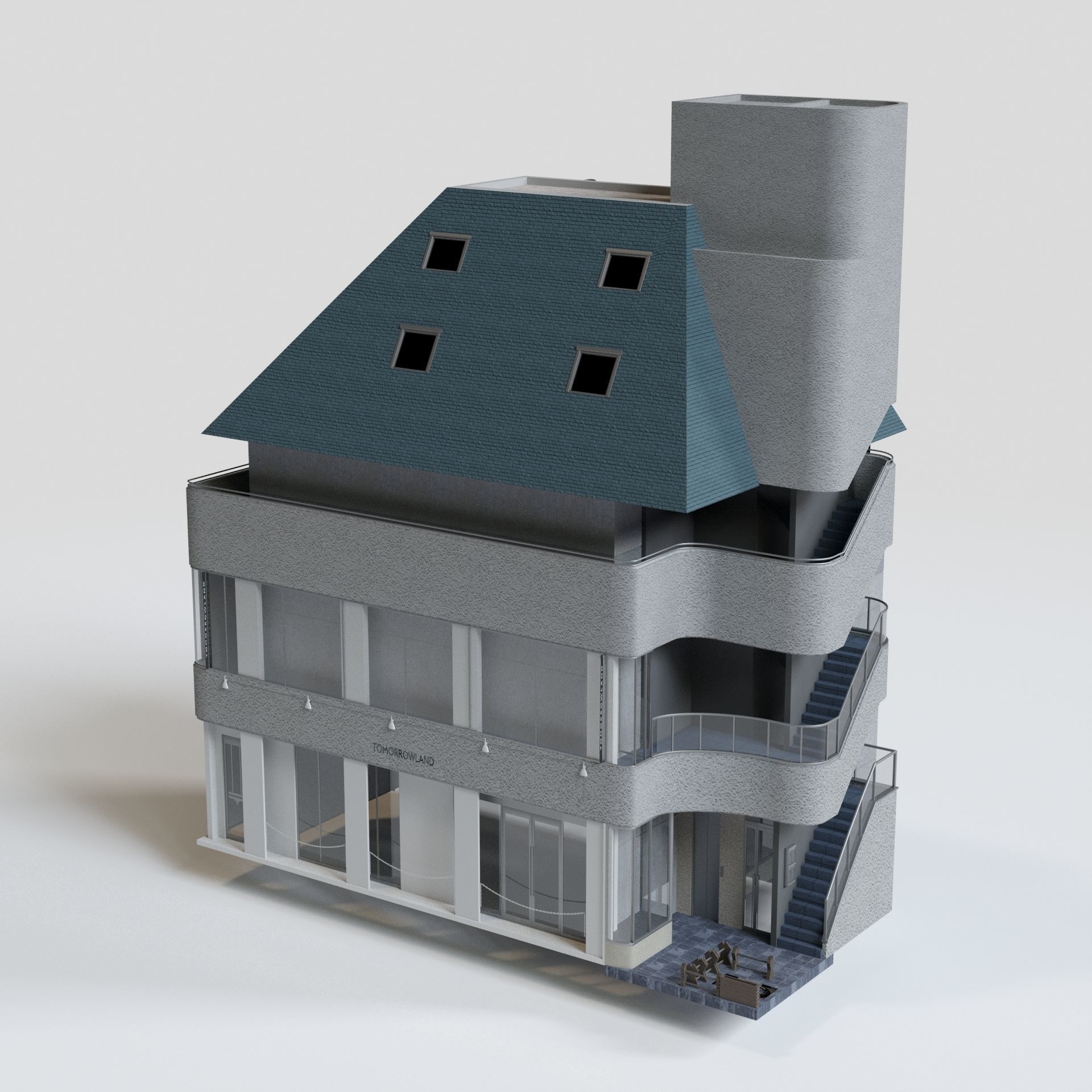 Tomorrowland 3D model | CGTrader