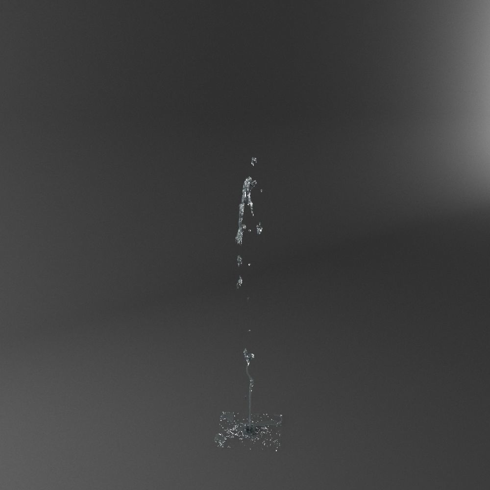 Realistic Water Jet Exterior Fountains Animation 3D model animated ...