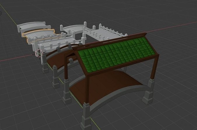 3D model Low poly Fantasy bridges VR / AR / low-poly | CGTrader