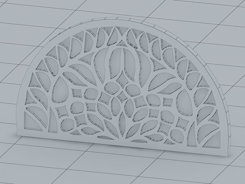 3D model Qamaria stained glasses windows VR / AR / low-poly | CGTrader